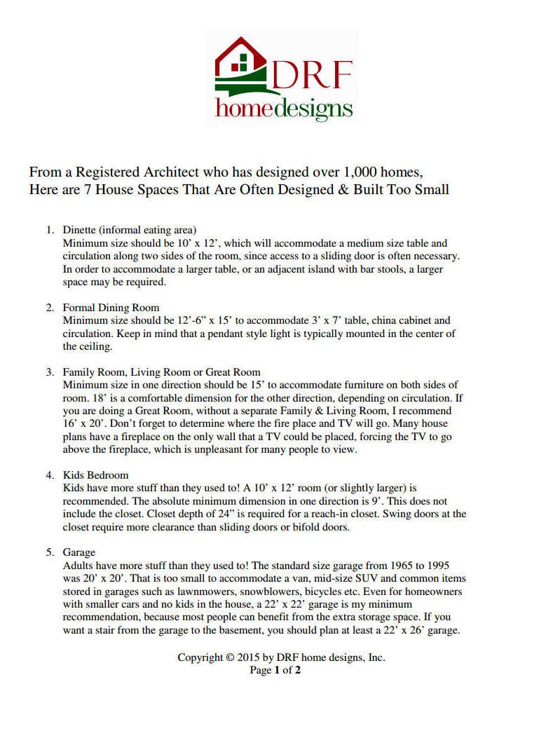 Room Sizing Guide - DesignBuildU